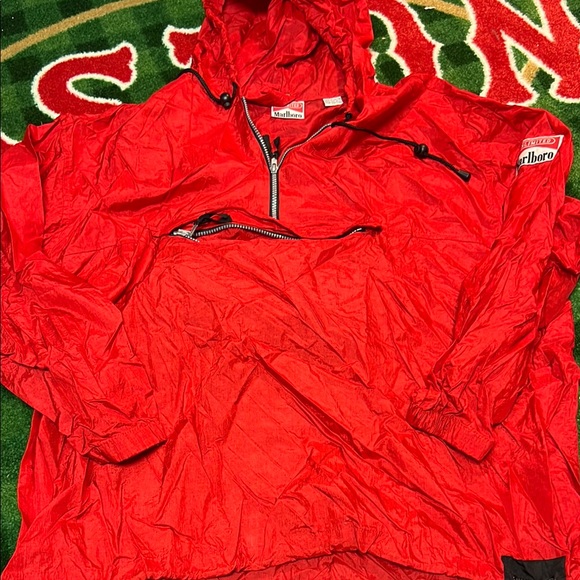Marlboro | Jackets & Coats | Vtg 9s Marlboro Unlimited Packable Hooded ...